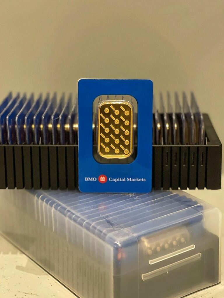 Gold 1 OZ Bank Of Montreal .9999 Bar | Fine Gold Bullion